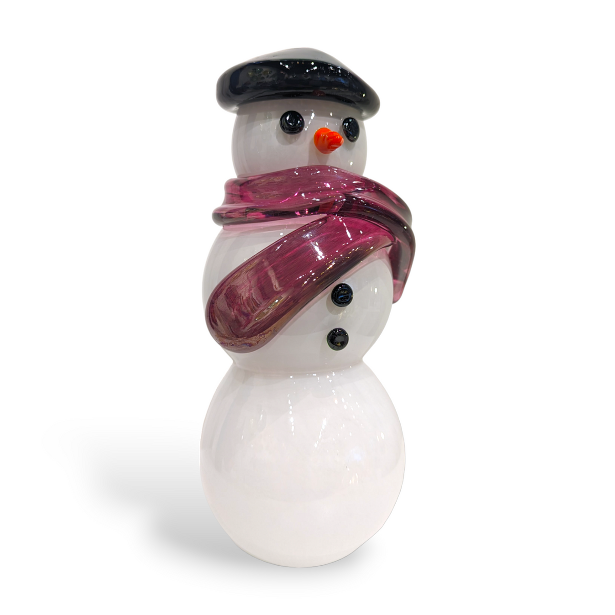 Beret Snowman – Seattle Glassblowing Studio