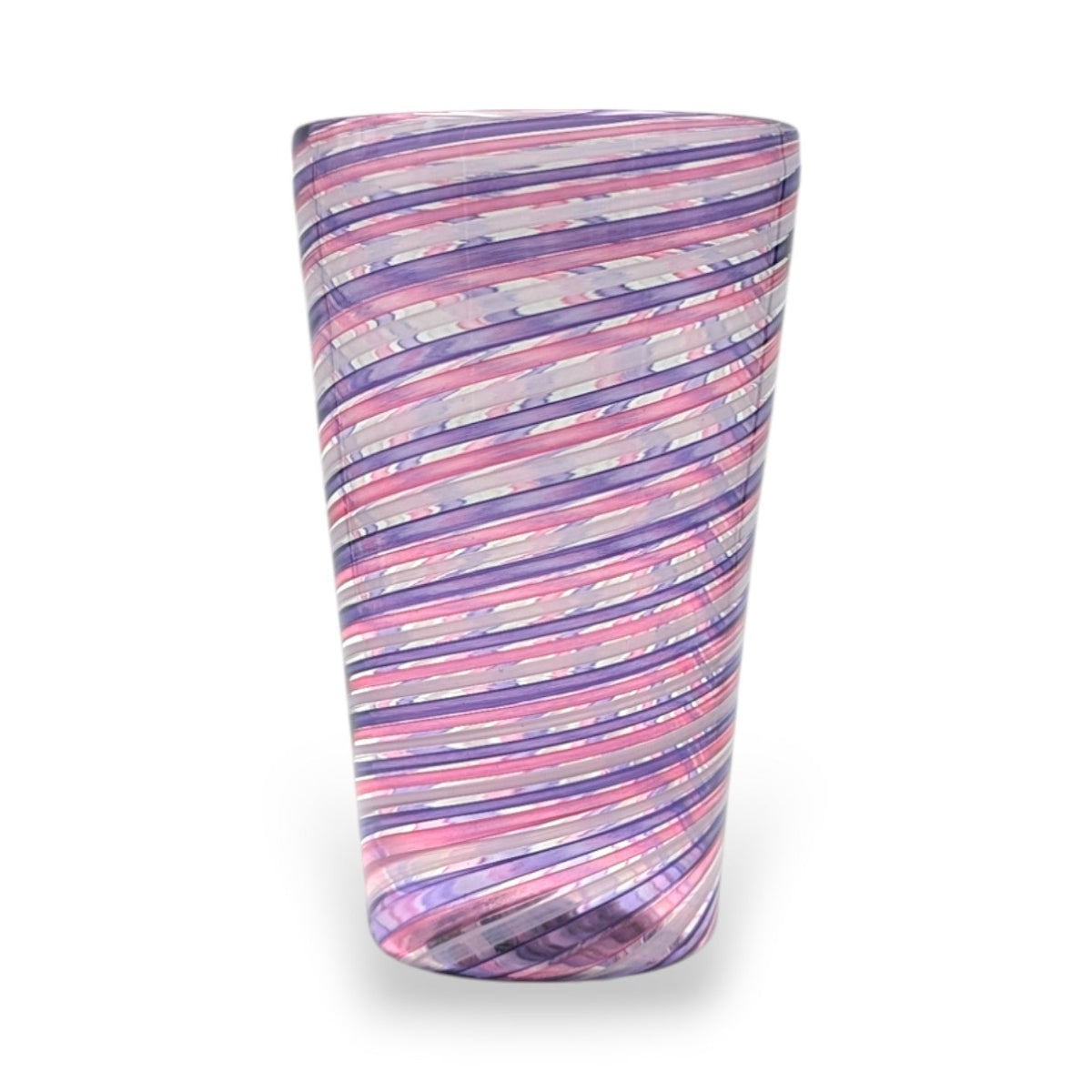 Twisted Cane Cup – Seattle Glassblowing Studio