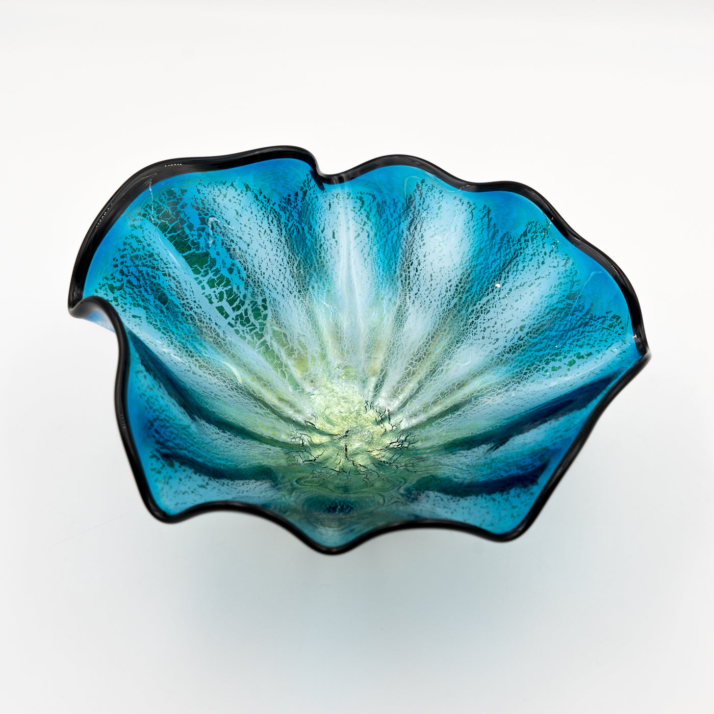 Small Silver Foil Bowl – Seattle Glassblowing Studio