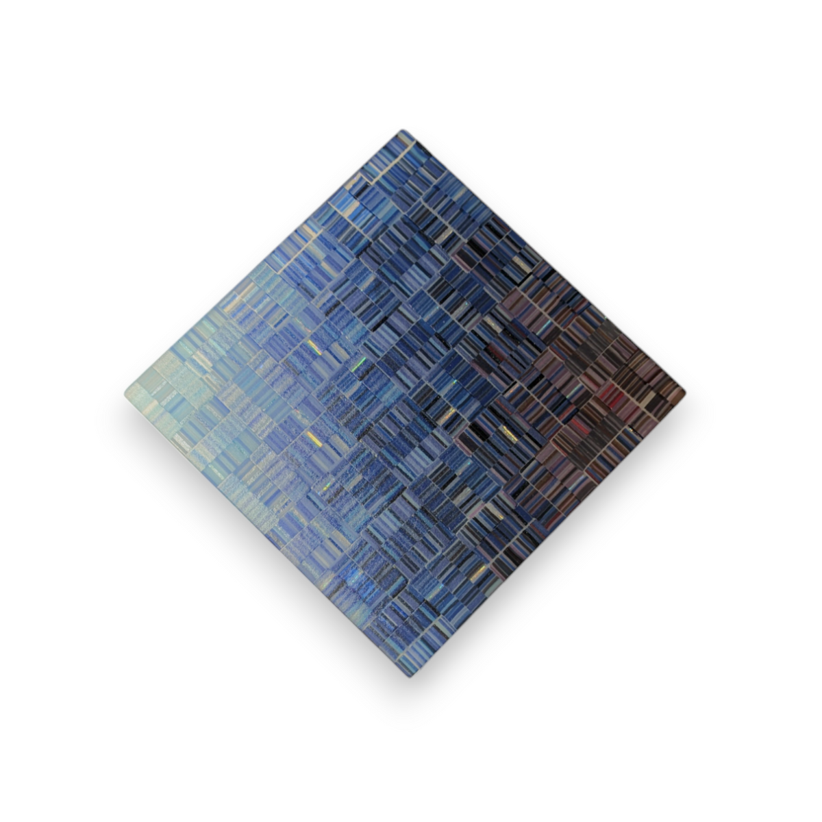 Jewels - Small Color Shift Wall Panel Square – Seattle Glassblowing Studio