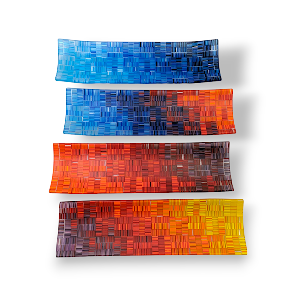 Color Shift Platter by JLS Glass Studio – Seattle Glassblowing Studio
