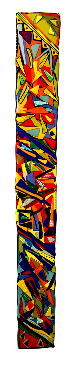 Large Carnival Panel by Helen Ruby – Seattle Glassblowing Studio