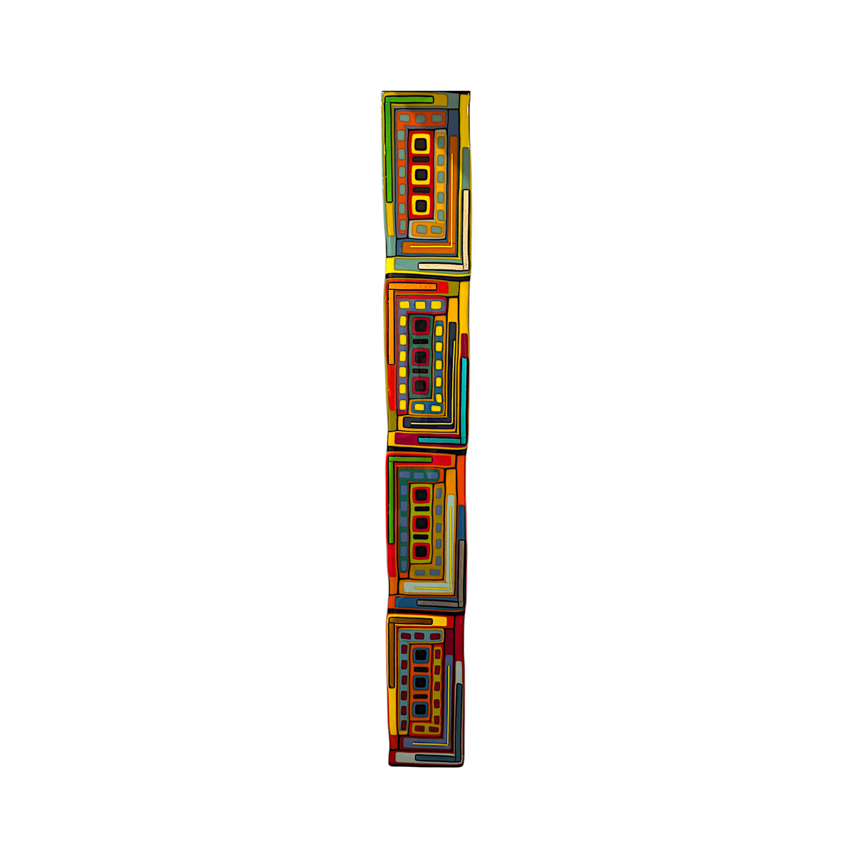 Large Carnival Panel by Helen Ruby – Seattle Glassblowing Studio